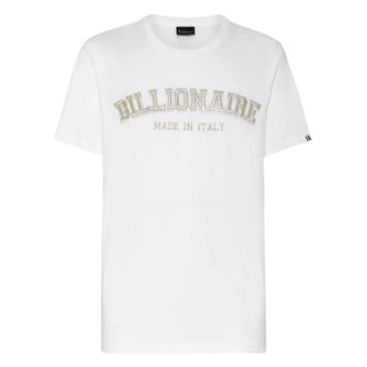 Billionaire Boys Club Jersey T-Shirt Rundhals Kurzarm - - Tops - Herren - Wei&szlig; - 2XL