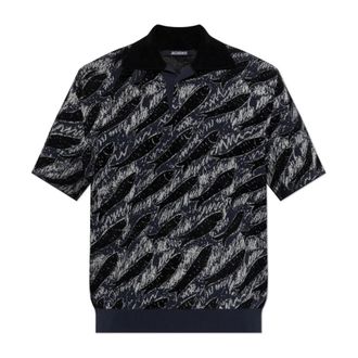 Jacquemus Poisson Polo - - Tops - Herren - Schwarzk - S