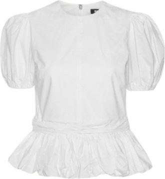 Rotate Rotate Birger Christensen, Femme, Blouses et Chemises, Blanc, Taille: 42 FR Rotate Top
