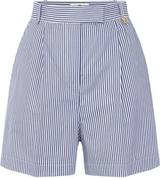 Elisabetta Franchi Femme, Shorts, Bleu, Taille: 40 FR Short Shorts