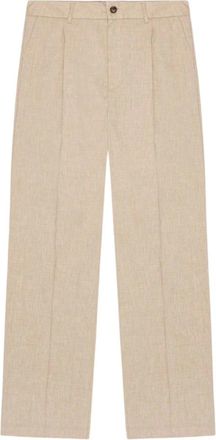 Les Deux Homme, Pantalons, Beige, Taille: W34 Reece Pleated Suit Pantalons