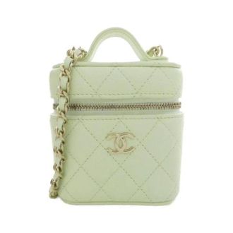 Chanel Pre-owned Caviar Leder Schultertasche - - Pre-owned - Damen - Gr&uuml;n - ONE SIZE