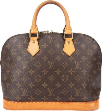 Louis Vuitton Crossbody Bags - Louis Vuitton Canvas Monogram Alma PM Handbag - Gr. unisize - in Braun - für Damen