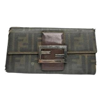 Fendi Pochette vintage en cuir Pre-owned - Femme - Pre-owned - Brun - Taille: ONE Size