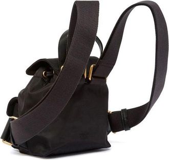 Pinko Diamond-Quilted Polyamide Backpack - Black