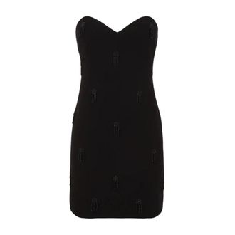 P.A.R.O.S.H. Parosh-Kleider Schwarz - - Dresses - Damen - Schwarzk - M