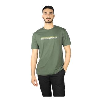 Emporio Armani Homme, Tops, Vert, Taille: S T-Chemises