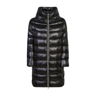 Herno Schwarze Winterm&auml;ntel - - Coats - Damen - Schwarzk - M
