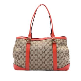 Gucci Sac cabas en toile Pre-owned - Femme - Pre-owned - Beige - Taille: ONE Size