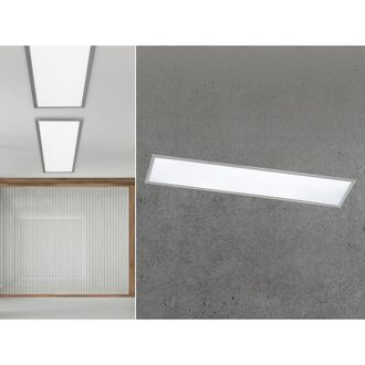 Trio Led Deckenleuchte phoenix extrem flach & lang, dimmbar, Breite 120cm