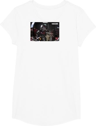 Star Wars The Mandalorian and The Child Pilot and Co-Pilot T-Shirt