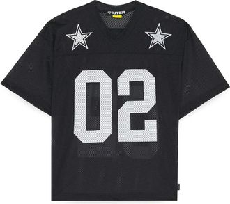 Iuter Iuter, Homme, Tops, Noir, Taille: XS Football Jersey Stars Mesh T-Shirt