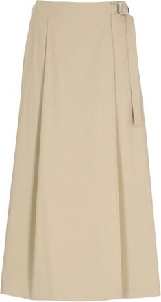 PESERICO Femme, Jupes, Beige, Taille: 40 FR Jupe Midi Trap&egrave;ze