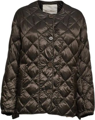 Max Mara Femme, Vestes, Brun, Taille: 36 FR The Cube Quilted Jacket