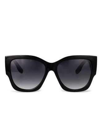 Marc Jacobs lunettes de soleil &agrave; monture g&eacute;om&eacute;trique - Noir
