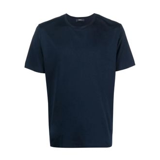 Herno Blaues T-Shirt 9200 Stylish - - Tops - Herren - Blau - 2XL