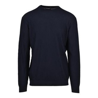 Emporio Armani Maglioncino Girocollo - - Knitwear - Herren - Blau - 3XL