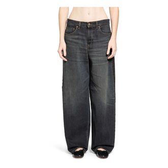 6397 Femme, Jeans, Noir, Taille: W26 Roomy Jean