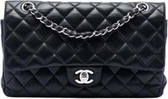 Chanel Sac bandouli&egrave;re classique double rabat Pre-owned - Femme - Pre-owned - Noir - Taille: ONE Size