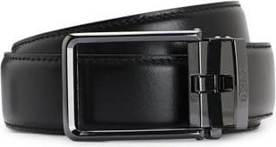 BOSS Hommes Austin Os35 Ceinture automatique en cuir italien avec passant à logo gravé