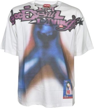 Diesel Homme, Tops, Multicolore, Taille: XL T-shirt e Polo 141