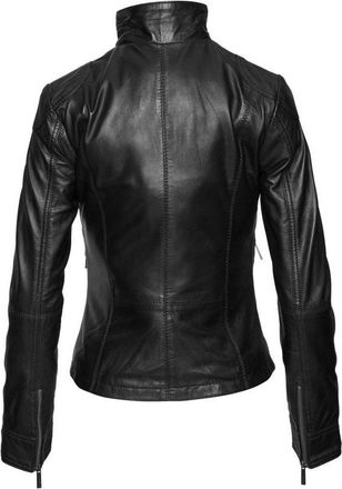Bugatti Lederjacke (1-St) Taillierter Schnitt