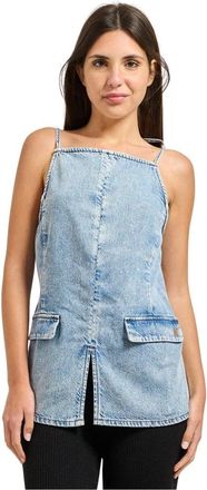 A|X Armani Exchange Femme, Tops, Bleu, Taille: 36 FR AX Top