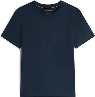 Tommy Hilfiger ESS Seasonal Reg Fit Solid Tee - - Tops - Herren - Blau - XS