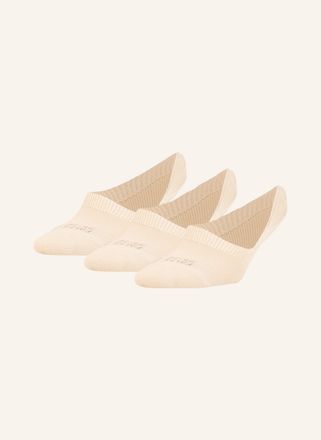 Falke 3er-Pack F&uuml;&szlig;linge Step High Cut beige