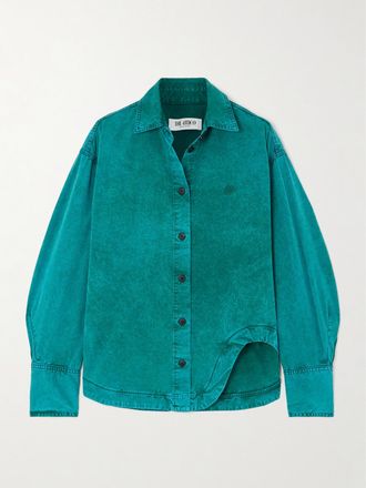The Attico Chemise En Jean - Bleu