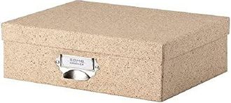 R&ouml;ssler Selection SOHO Aufbewahrungsbox mit Deckel A4 | Aufbewahrungsbox aus Papier | Bad Organizer | Organizer K&uuml;che | Organizer Schminke | Boxen Aufbewahrung | 34 x 2