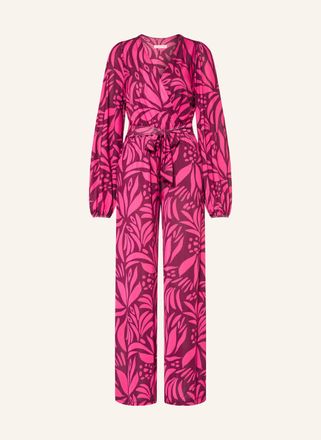 Marivie Marivie Jumpsuit Mit Glitzergarn pink