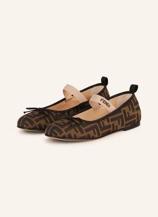 Fendi Ballerinas braun