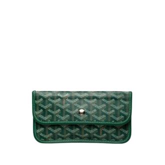 Goyard Pre-owned Saint Louis Pouch - - Pre-owned - Damen - Gr&uuml;n - ONE SIZE