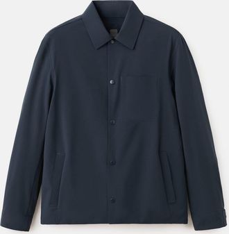 Mango Veste imperm&eacute;able &agrave; poches bleu marine - Homme - XXL - MANGO MAN