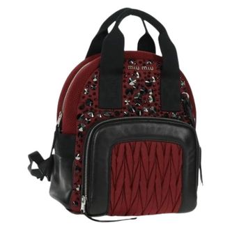 Miu Miu Damen, Pre-Owned, Rot, ONE SIZEGr&ouml;&szlig;e