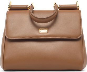 Dolce & Gabbana Petit sac Lear marron My Sicily
