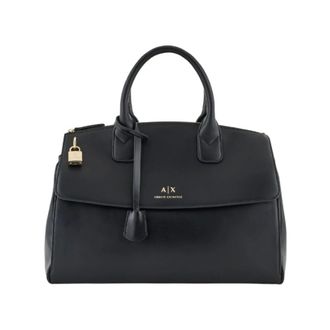 A|X Armani Exchange Femme, Sacs, Noir, Taille: ONE Size Shopping Bag