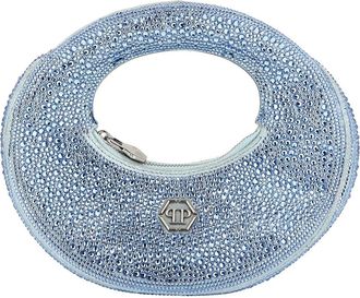 Philipp Plein Crossbody Bags - Henkel Tasche Verziert - Gr. unisize - in Blau - f&uuml;r Damen