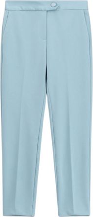 Imperial Femme, Pantalons, Bleu, Taille: 36 FR Contrast Waistband Pantalons