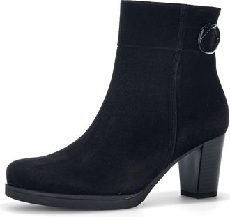 Gabor Damen Ankle Boots, Frauen Stiefeletten,Moderate Mehrweite (G),uebergangsschuhe,uebergangsstiefel,Bootee,schwarz(Micro/Uni),40 EU / 6.5 UK