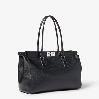 Fendi H26 Top Handle Bag - Black