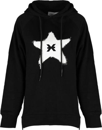 John Richmond Sweat &agrave; capuche d&eacute;contract&eacute; - Femme - Sweatshirts et sweats &agrave; capuche - Noir - Taille: 42 FR