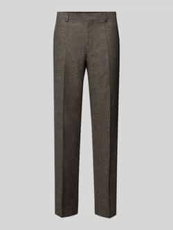 HUGO BOSS Regular Fit Anzughose aus Woll-Mix mit Seide Modell LEON