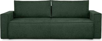 Konsimo Napi ii Sofa 3 Sitzer, mit Schlaffunktion, Modern, gr&uuml;n - Konsimo