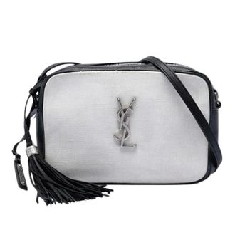 Saint Laurent Sac bandouli&egrave;re Lou Pre-owned - Femme - Pre-owned - Blanc - Taille: ONE Size