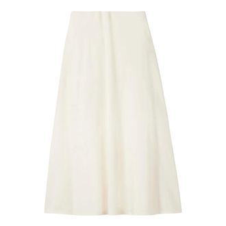 Brunello Cucinelli Jupe midi - Femme - Jupes - Blanc - Taille: 36 FR