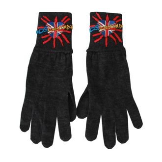 Dolce & Gabbana Wollhandschuhe im Union-Jack-Design - - Accessories - Herren - Grau - ONE SIZE