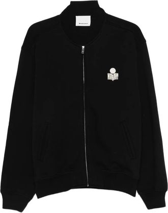 Isabel Marant sweat zipp&eacute; &agrave; logo - Noir