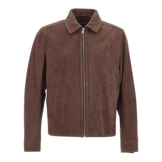 HUGO BOSS Veste en daim H-Malbano7 - Homme - Vestes - Brun - Taille: 4XL